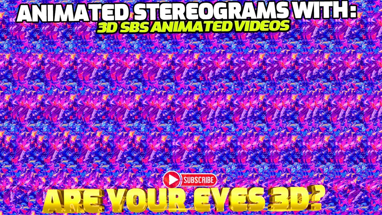 ANIMATED STEREOGRAMS 7 (MAGIC EYE PICTURES & ANSWERS ) #magiceye ...