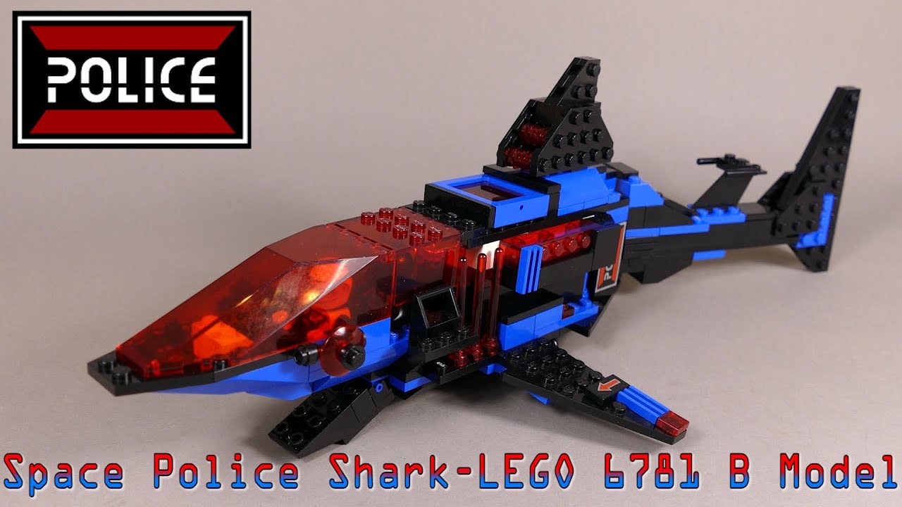 Space Police Shark - LEGO 6781 SP Striker Alternate Build with Free Instructions @grohl666 - YouTube