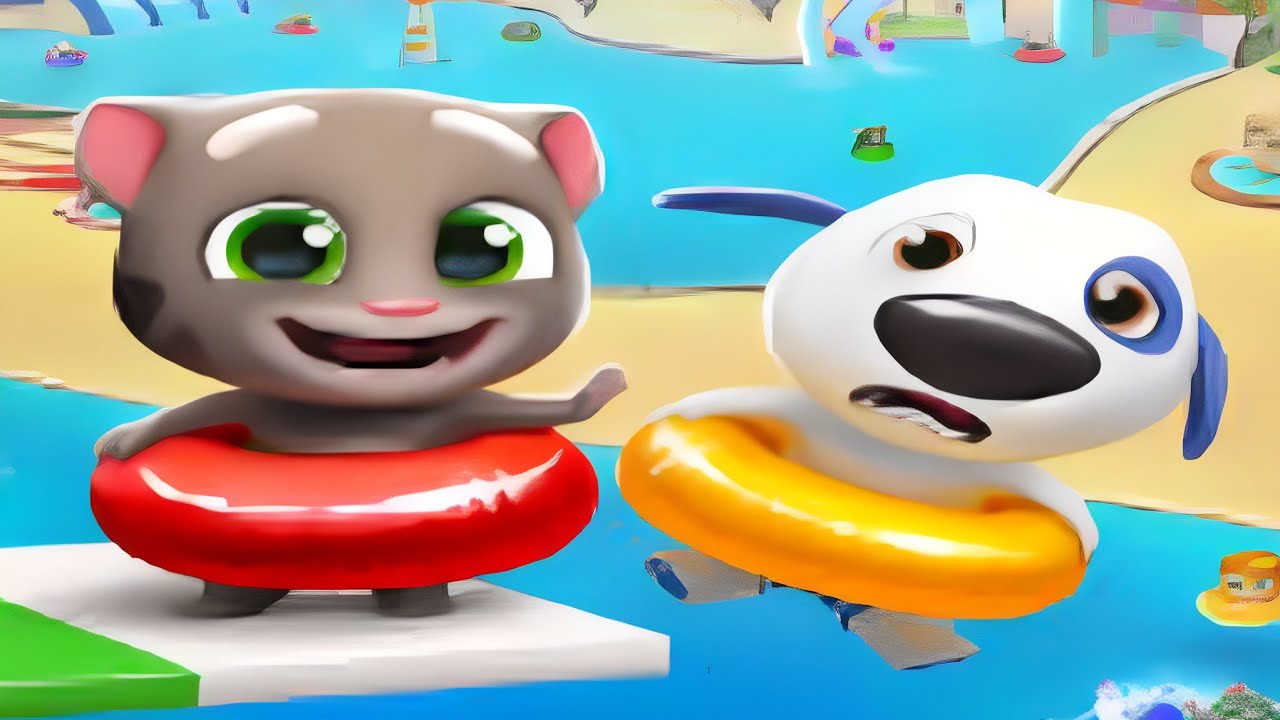 Talking Tom Pool Gameplay Android ios - YouTube