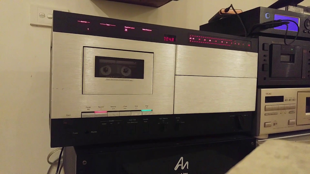 Test auto azimuth record nakamichi 700 - YouTube