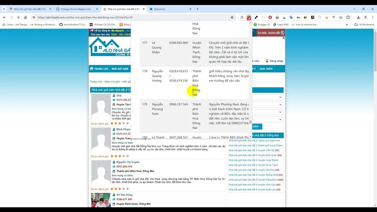[CHROME EXTENSION] Demo lấy thông tin dữ liệu website và xuất excel | Laptrinhvb.net - YouTube