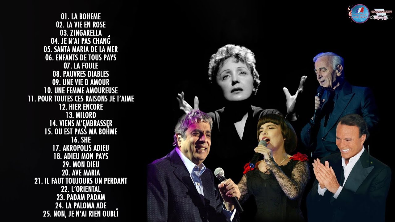 Best Of Francaise Collection réécouter ♪ღ♫ Charles Aznavour,Edith Piaf ...