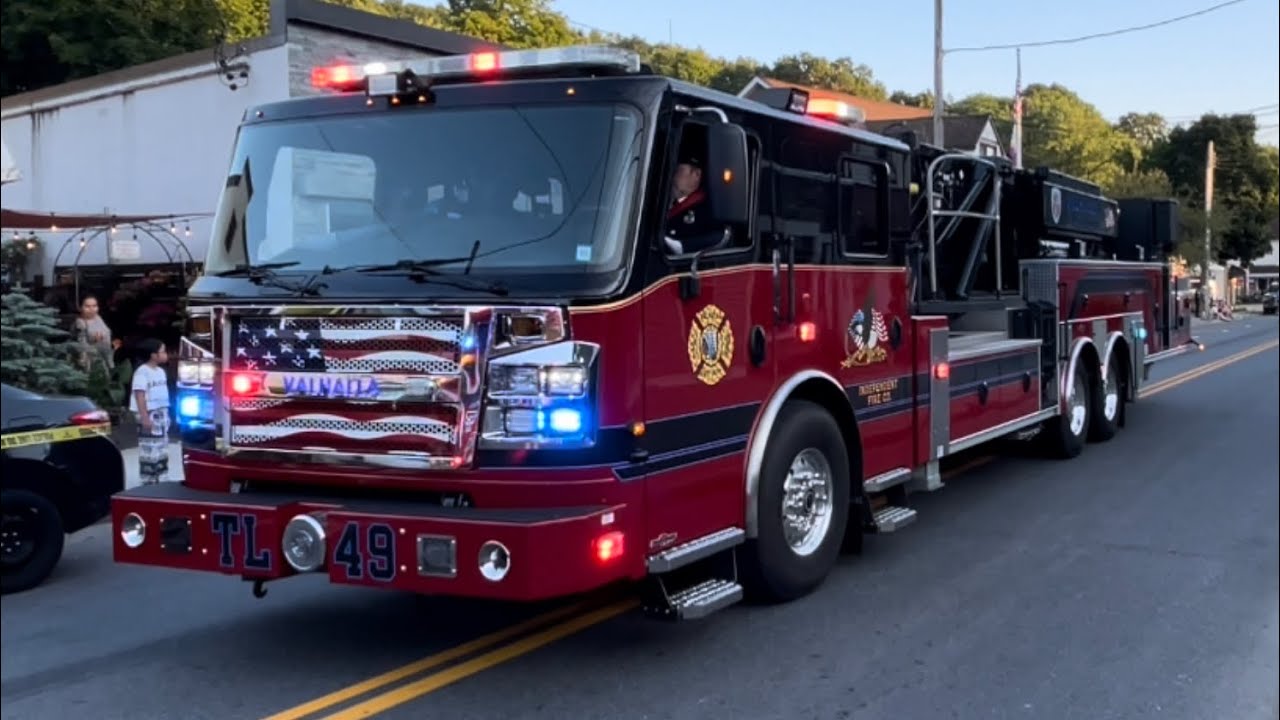 Thornwood 125th anniversary parade Valhalla fire department - YouTube