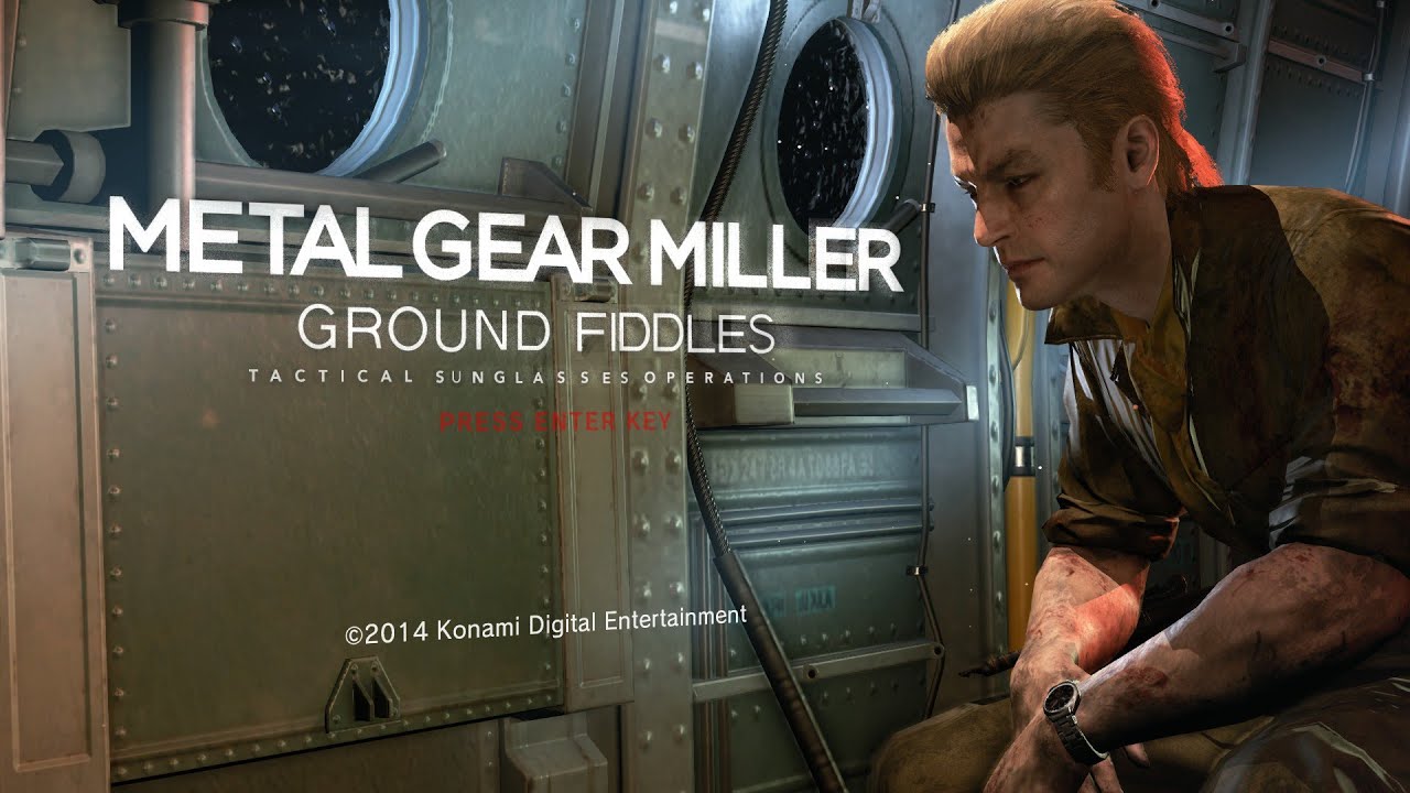 METAL GEAR MILLER: GROUND FIDDLES Did you like my Sunglasses edition ...
