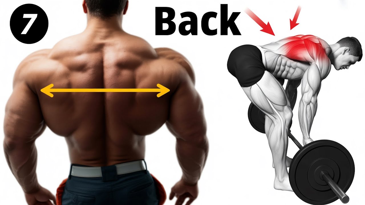 Top 7 Back Exercises for a Bigger, Wider & Stronger Back | Back Workout ...