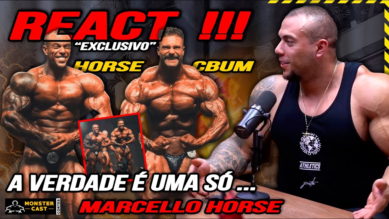 HORSE REAGE AO CONFRONTO vs CBUM na OPEN e EXPÕE A VERDADE ! | MARCELLO ...