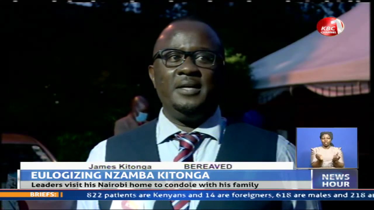 Burial arrangements for the late lawyer and politician Nzamba Kitonga ...