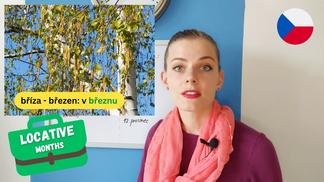 Learn Czech Locative Case 📗 Months - YouTube