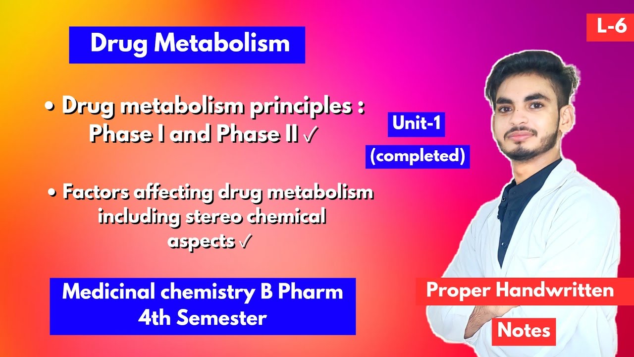 What Is Drug Metabolism In Medicinal Chemistry at Eliza Pethebridge blog
