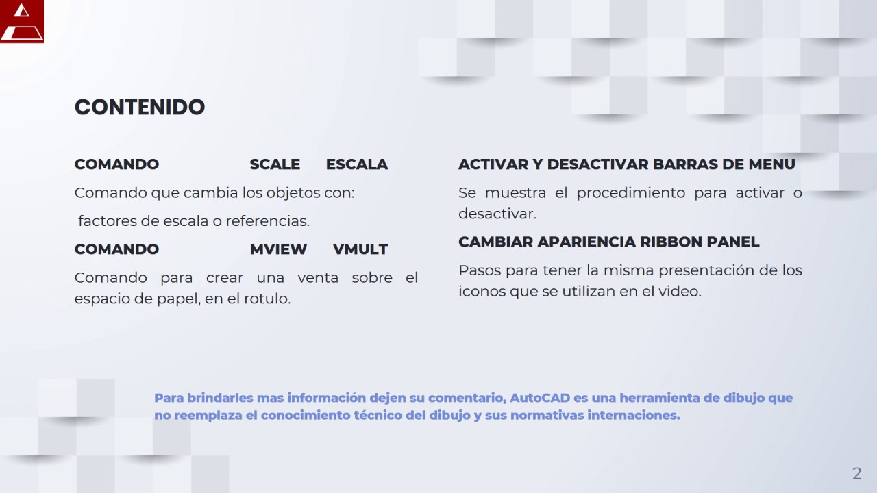 01 Tips Autocad 2018, comando scale y mview + bono - YouTube