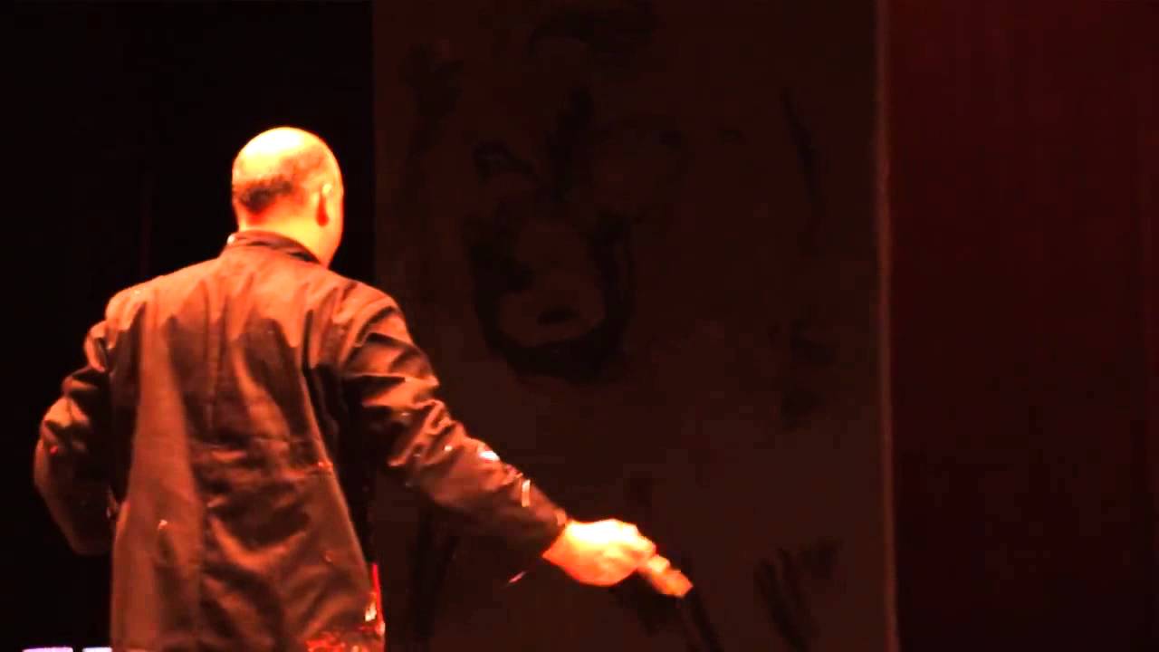 Speed & Glitter Painter-Mental Artist Robert Channing "Marilyn" - YouTube