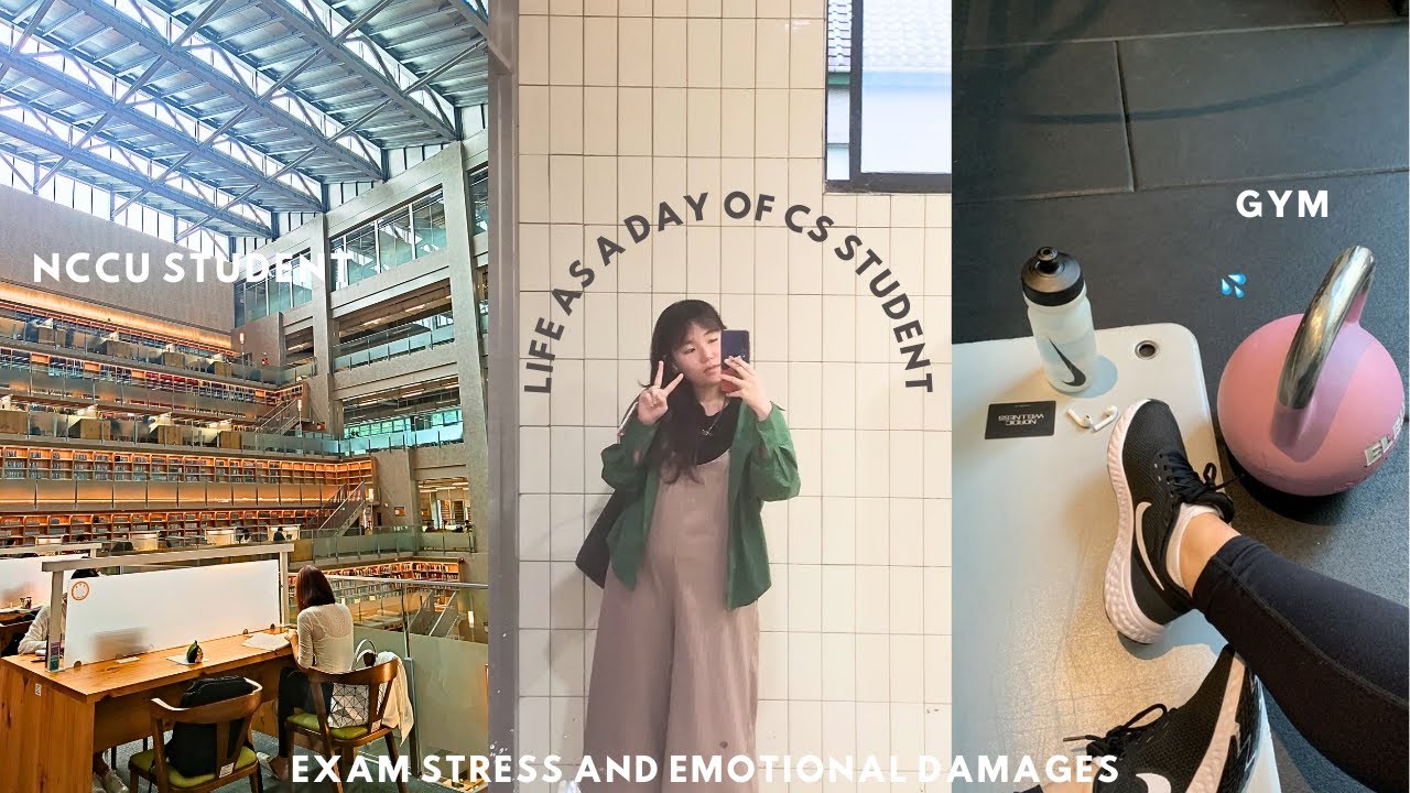 CS student in Taiwan | a day in the life of NCCU student, gym, exams ...