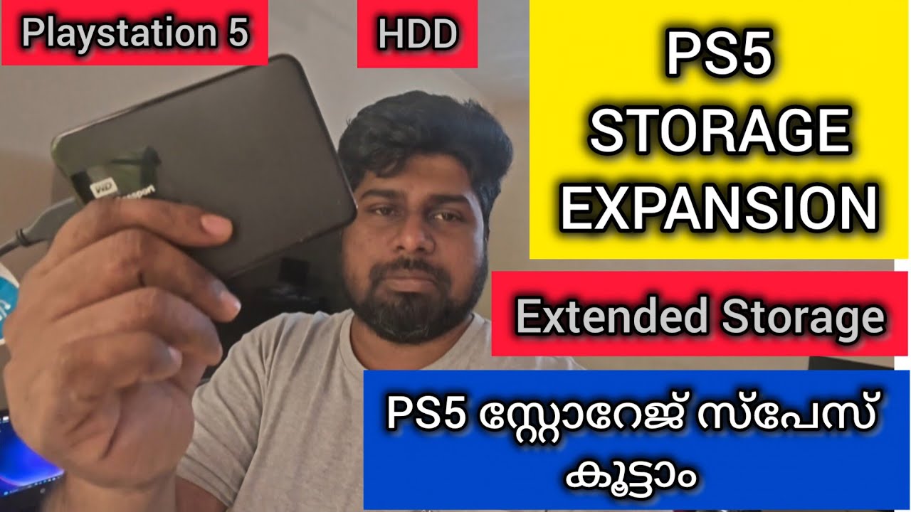 Playstation 5 Storage Expansion | PS5 Storage Expansion | increase Storage in PS5 | malayalam ...