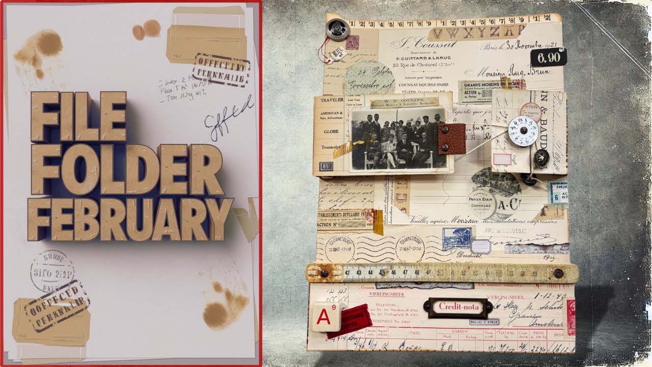 FILE FOLDER FEBRUARY: VINTAGE CRAFTING EXPERIMENT (WHAT COULD GO WRONG ...
