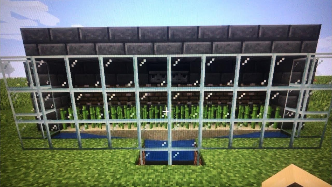 Simple Automatic Sugar Cane Farm Minecraft | Step-by-step - YouTube