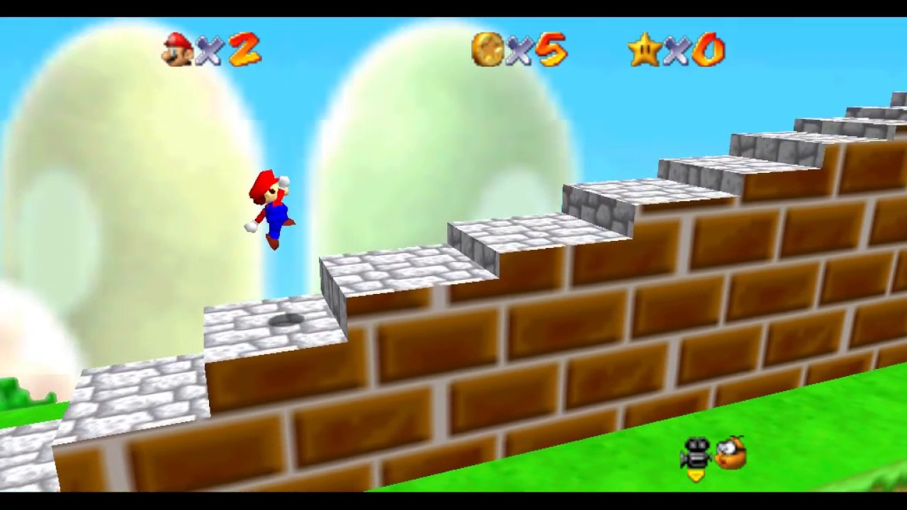 SM64: 1-1 Grass - Secret Star In 42"06 【TAS】 - YouTube