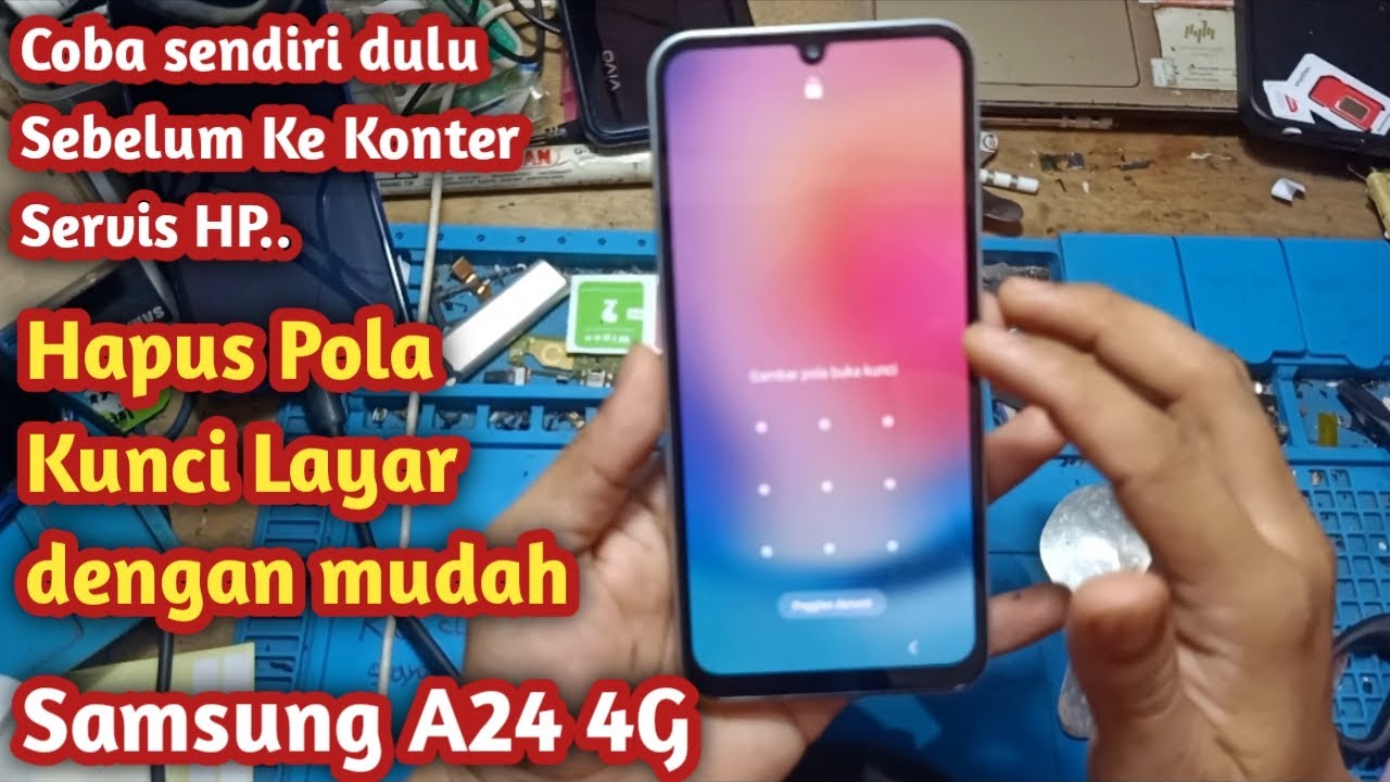 Cara Hard Reset Hapus Pola Samsung A24 4G - YouTube