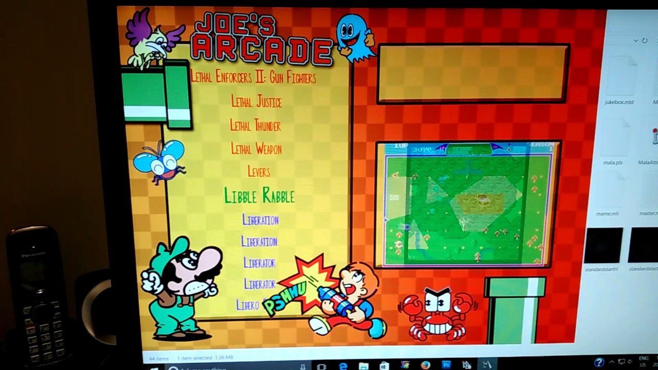 Joe's Arcade Custom Mala Layout - YouTube