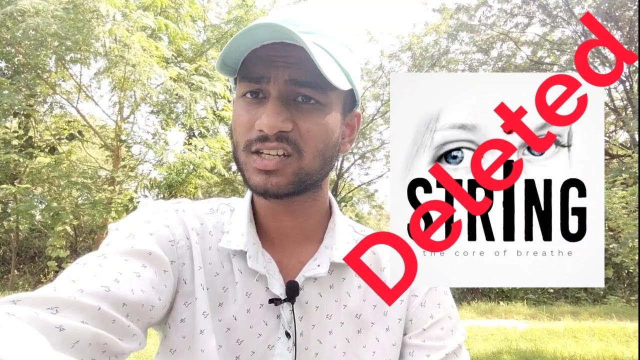String Reveals Channel Deleted by YouTube | On the other hand Anti ...
