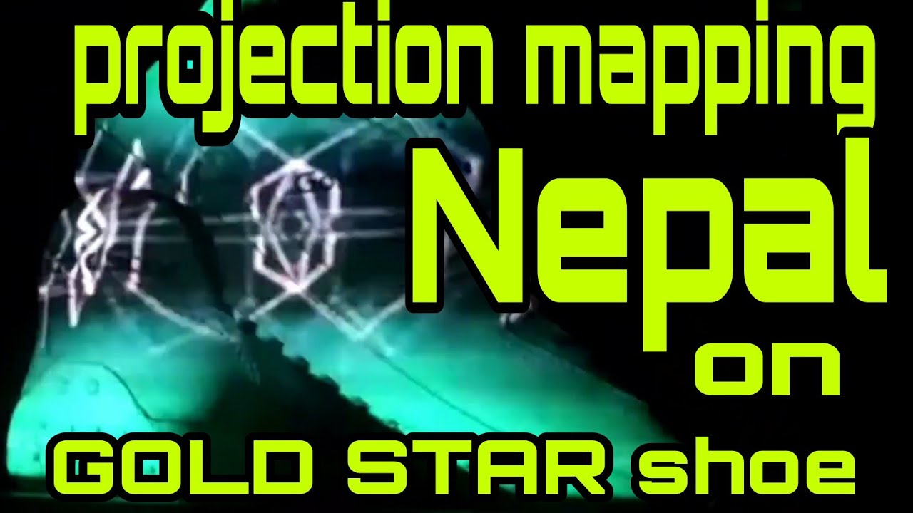 projection mapping in Nepal.2018 my first mapping in goldstar shoe ...