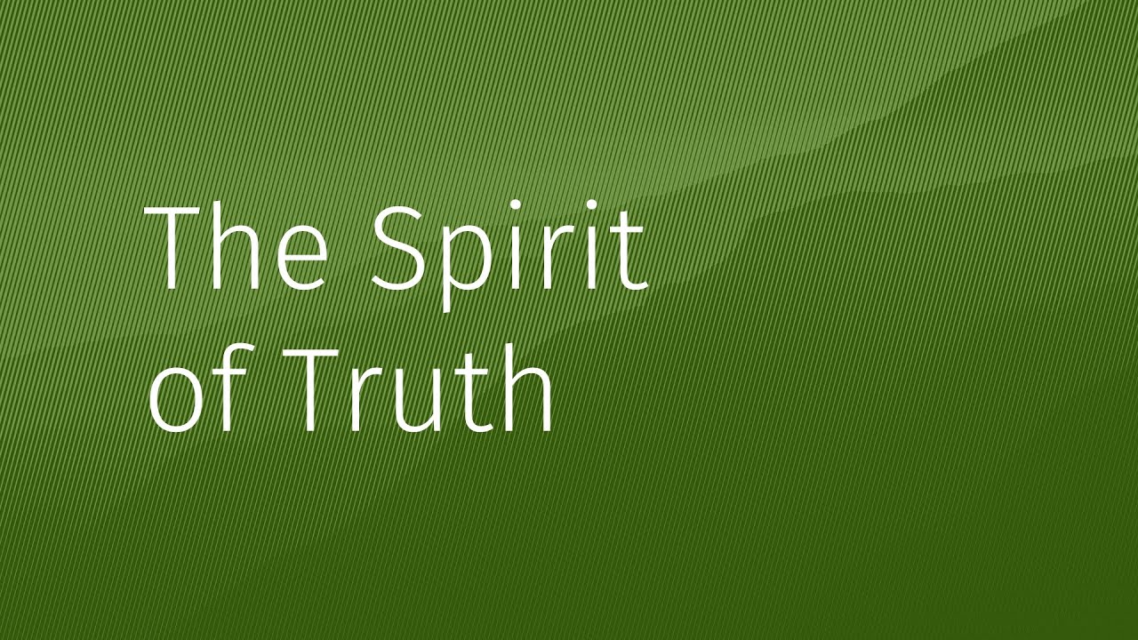 Angela Otero | The Spirit of Truth (June 15, 205) - YouTube