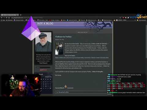 JAHREIN GAME OF THRONES YAZARININ İSTANBUL SÖZLEŞMESİ HAKKINDA Kİ BLOGUNU OKUYOR!