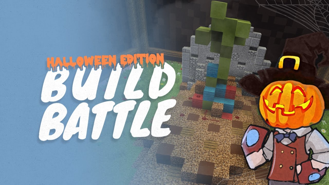 Halloween Build Battle :: Round 2 :: Graveyard (w/ Friends) - YouTube
