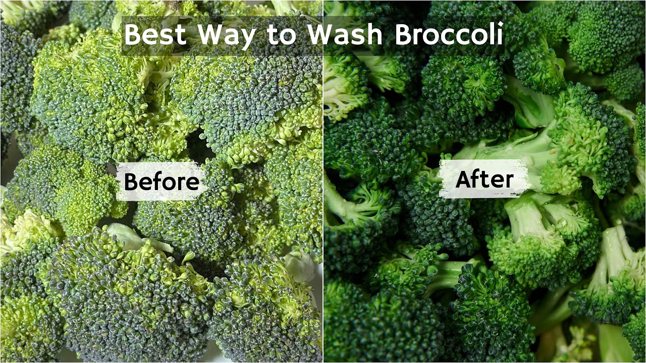 Best way to Wash Broccoli for Cooking and Eating | Remove Dirt ...