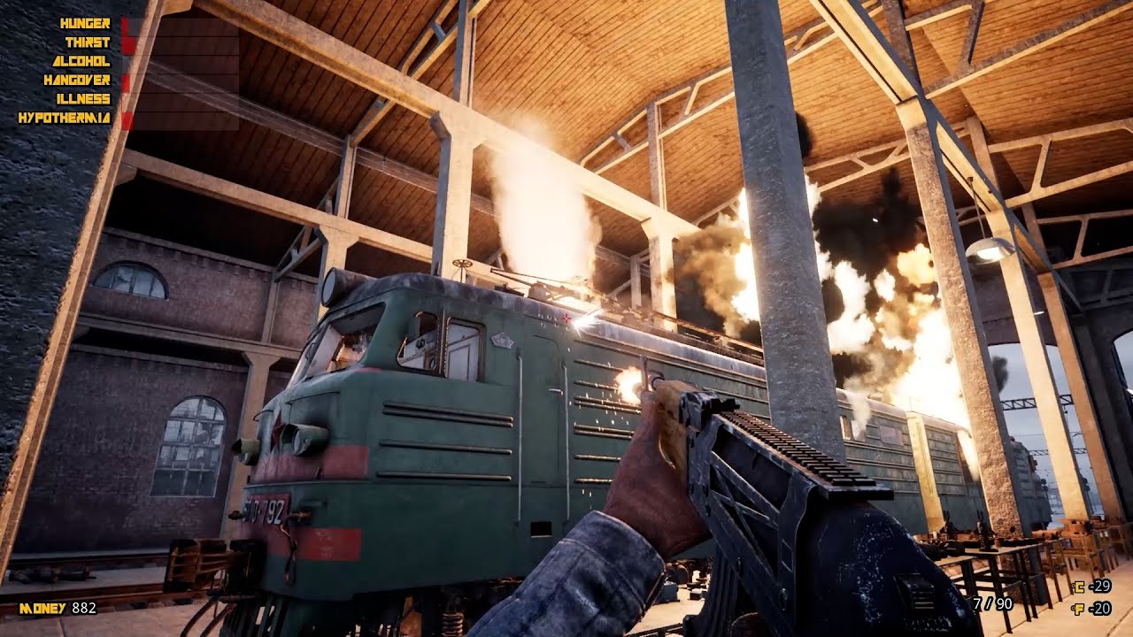 Trans Siberian Railway Simulator VL10 locomotive destruction - YouTube