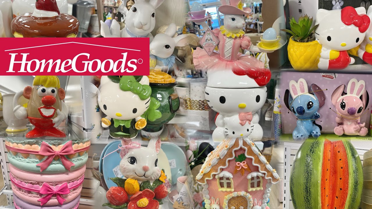 HomeGoods NEW Arrivals | TONS of Hello Kitty & Easter Finds | Sweet ...