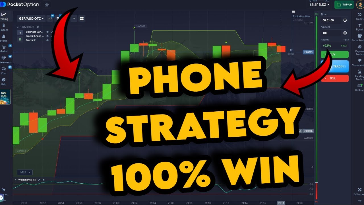 The perfect strategy for your phone! Trading signals pocket option ...