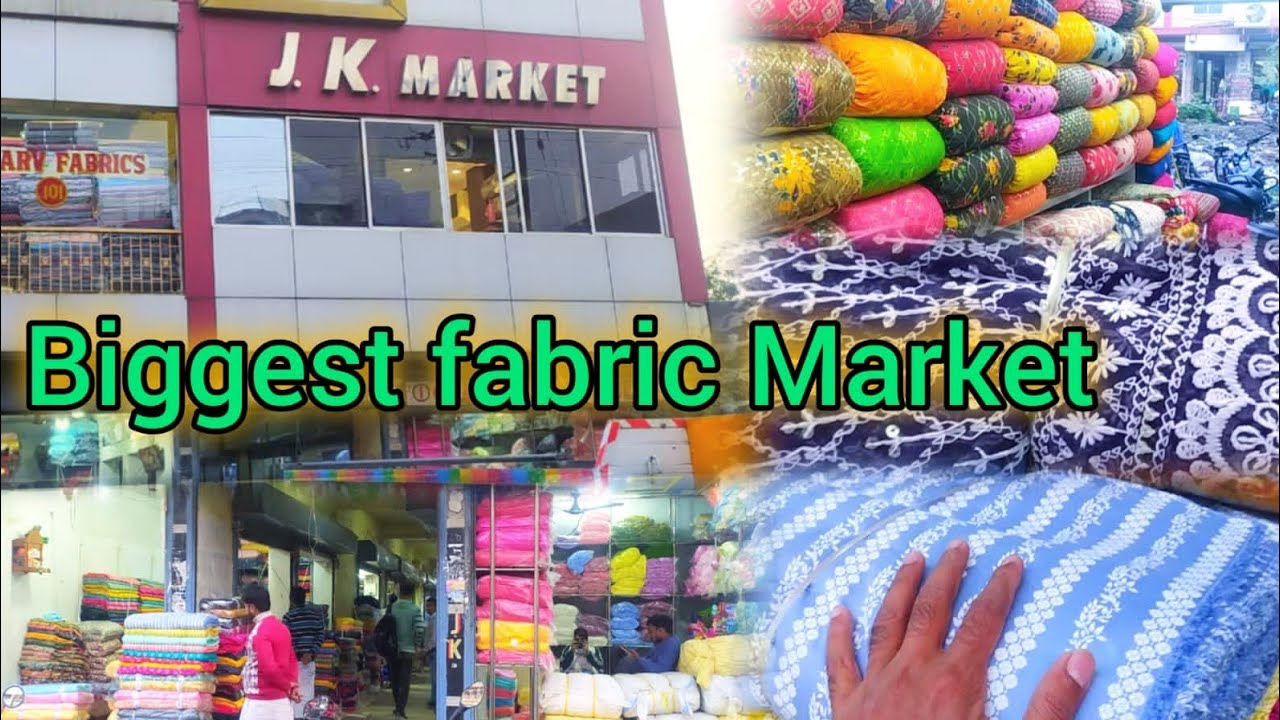 Bankra Jk market (biggest fabric market in Howrah Bankra ) - YouTube