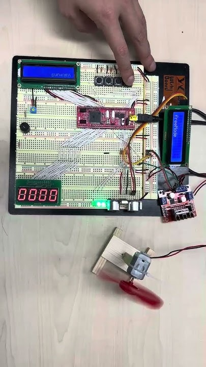 Atmega128 motor automode - YouTube