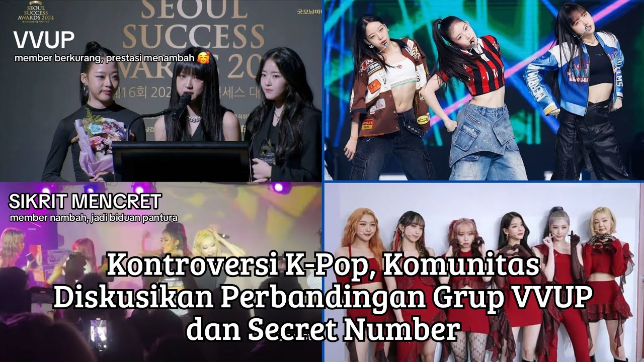 Kontroversi K-pop!!! Komunitas Mendiskusikan Perbandingan Grup VVUP dan ...