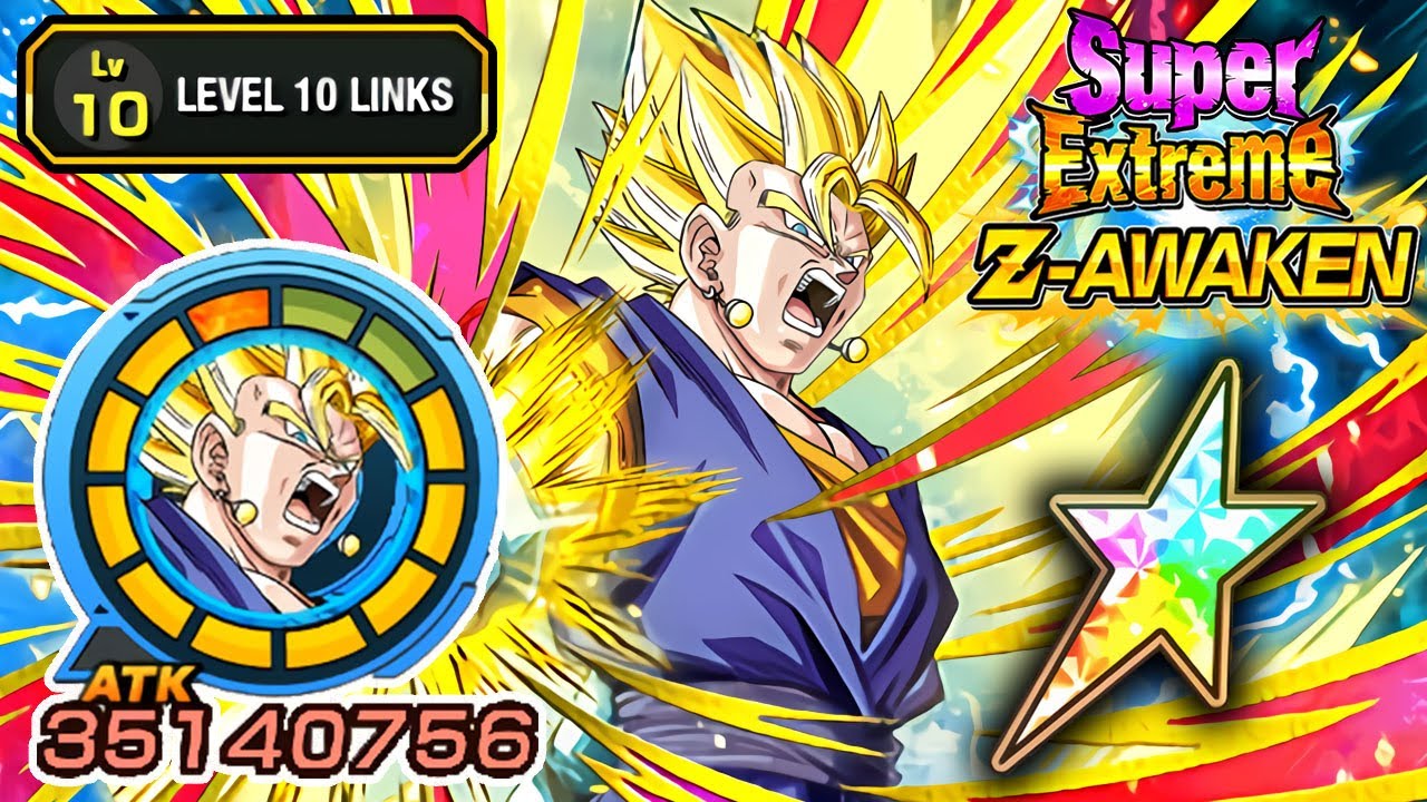 100% SUPER EZA AGL SUPER VEGITO LEVEL 10 LINKS SHOWCASE!!! Dragon Ball ...