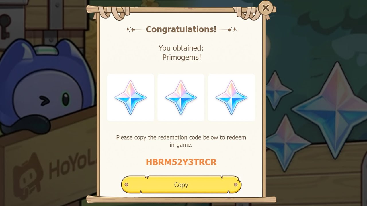 Did you get Primogems from this event too?? Genshin Impact Code - YouTube