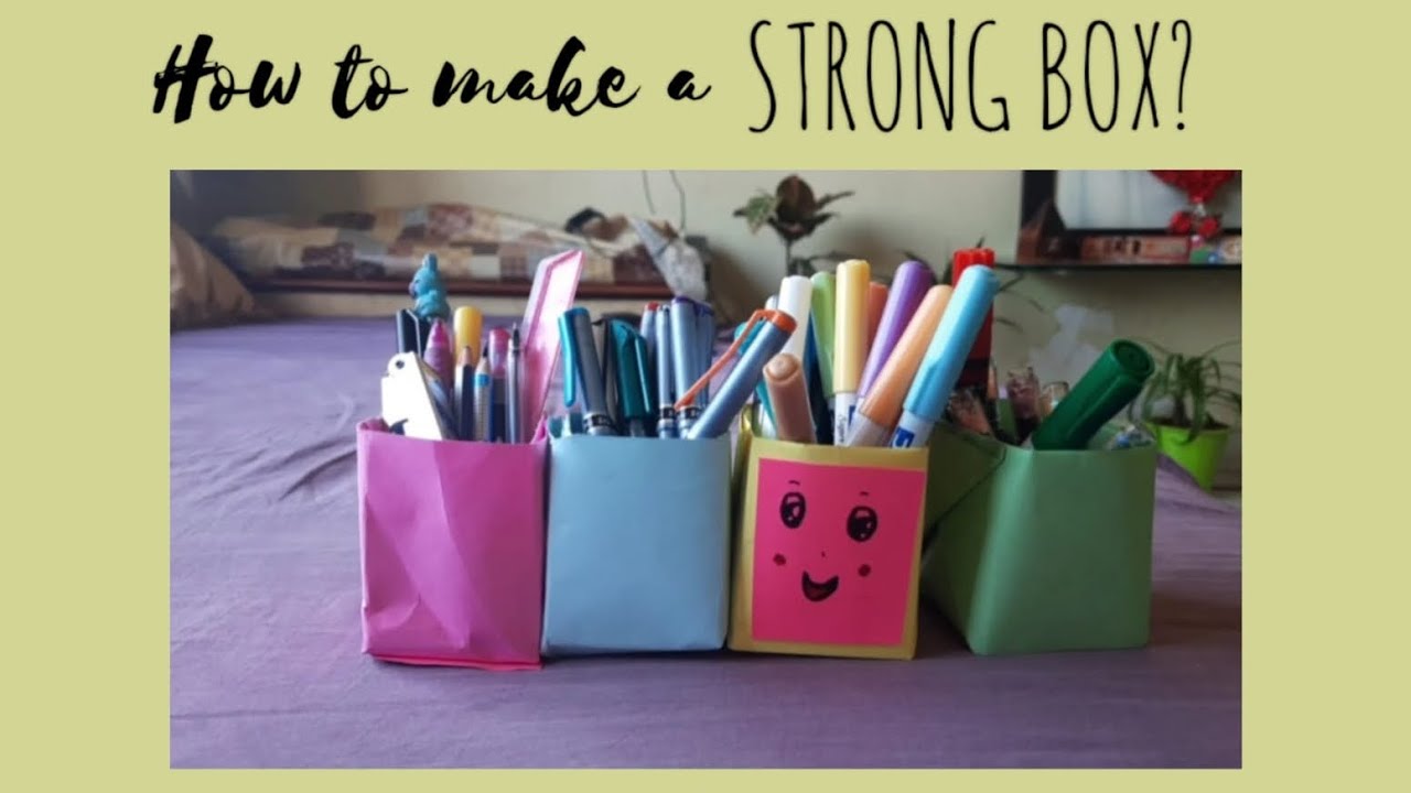 How to make a Strong box? Here's how!@SPECIAL KAVYA #diy #fun # ...