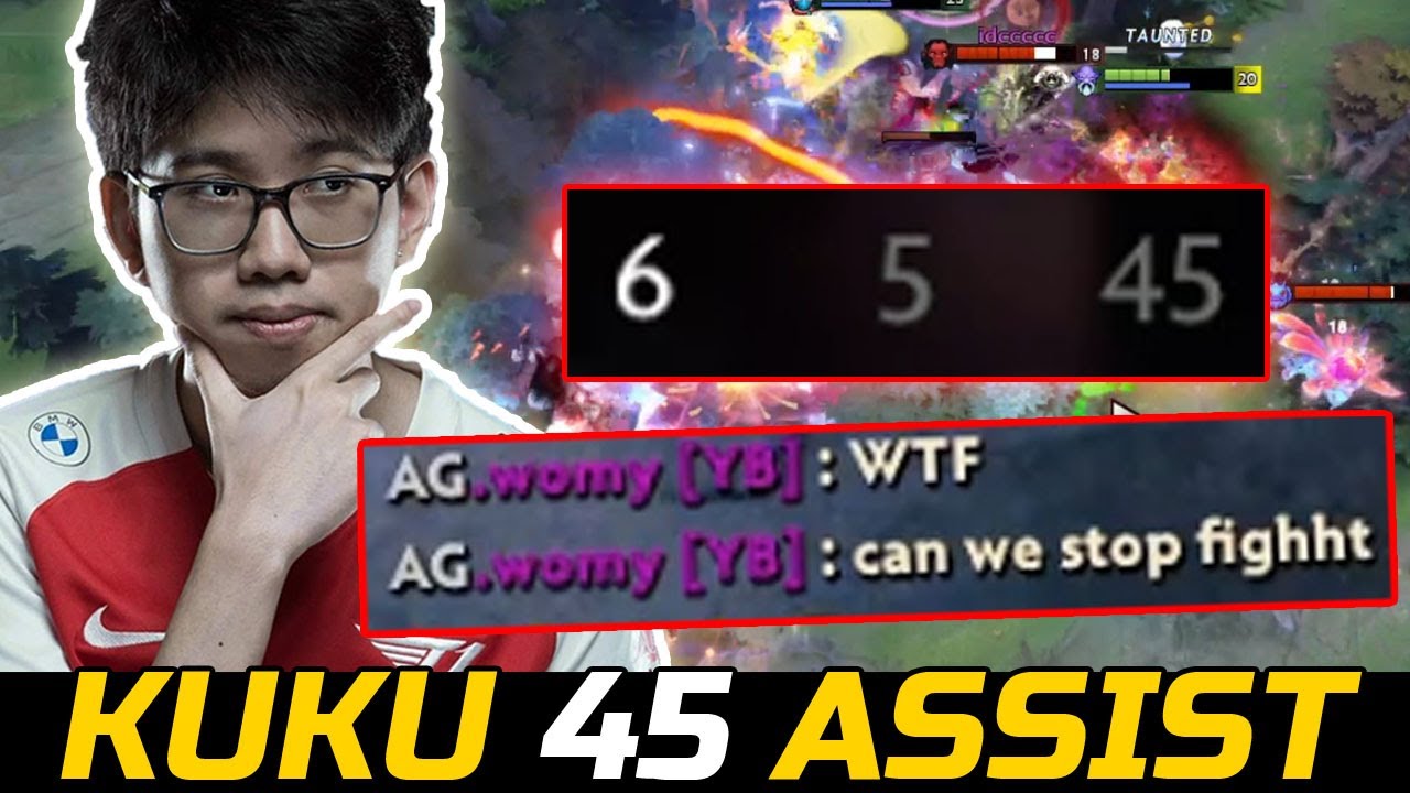KUKU 45 ASSIST OFFLANE - NON STOP FIGHTS DOTA 2 - YouTube