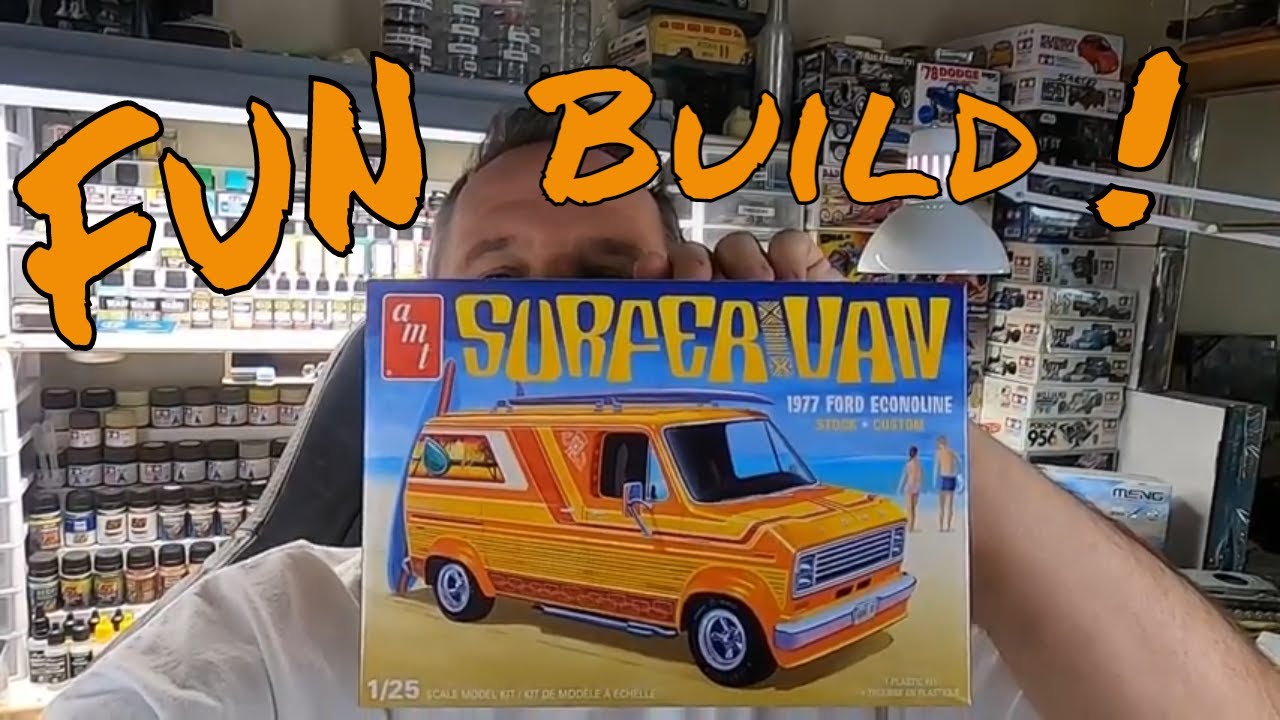 AMT Surf Van Custom "Build" - YouTube