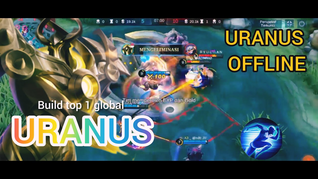 URANUS OFFLINE || BUILD TOP 1 GLOBAL URANUS || URANUS MENGUBAH KEADAAN ...