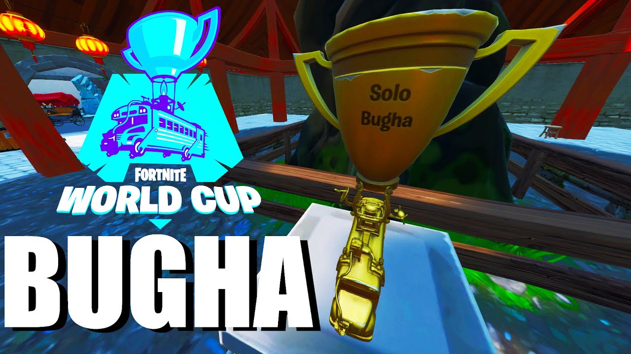 BUGHA Fortnite World Cup Solo winner trophy added to Fortnite map ...