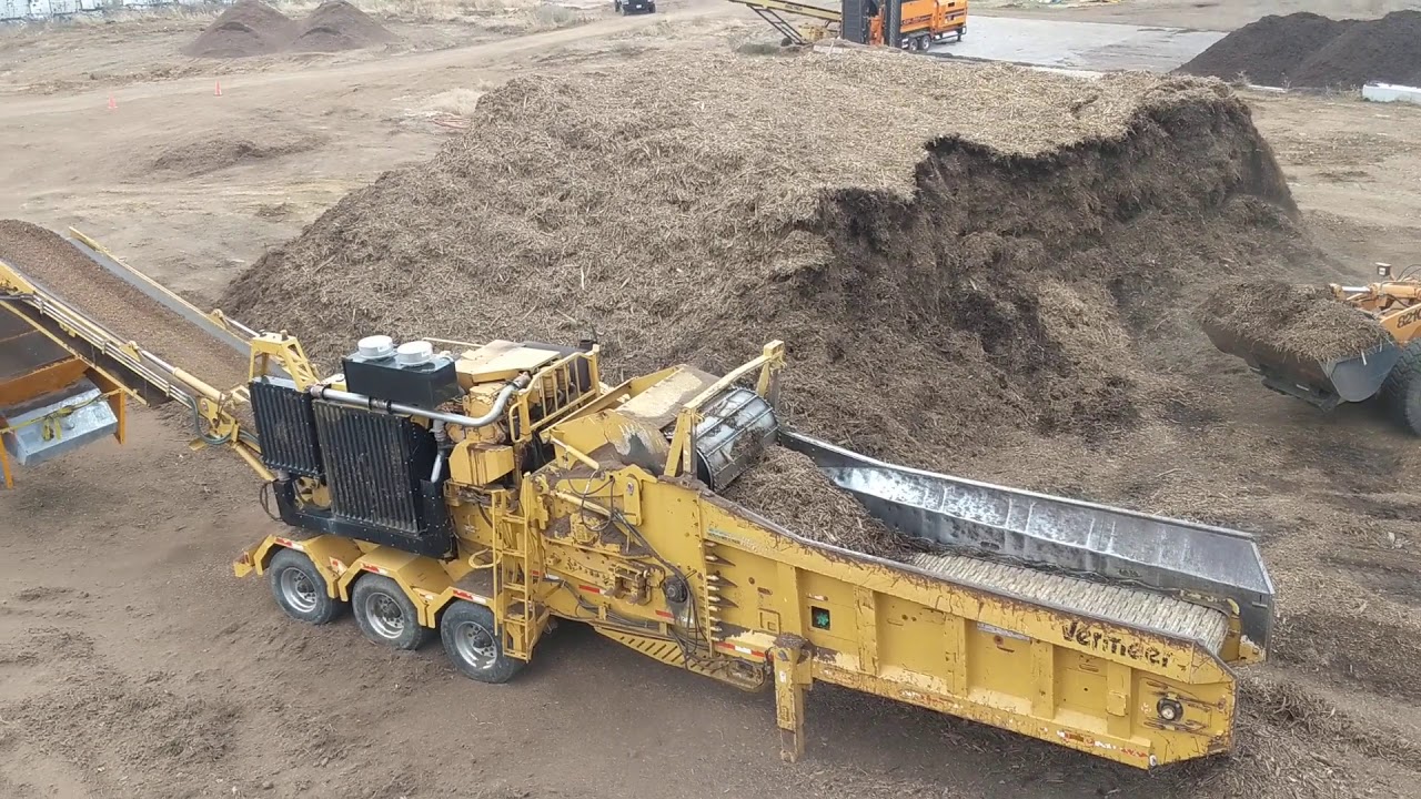 Mission Mulch Double Shred Regrind with Barford 8048M - YouTube