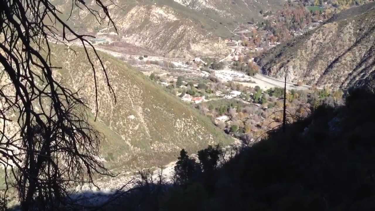 Hiking Bonita Falls view from above the falls Bonita Ranch Campground ...