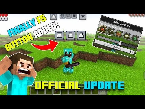 f5 button for minecraft bedrock link in description - YouTube