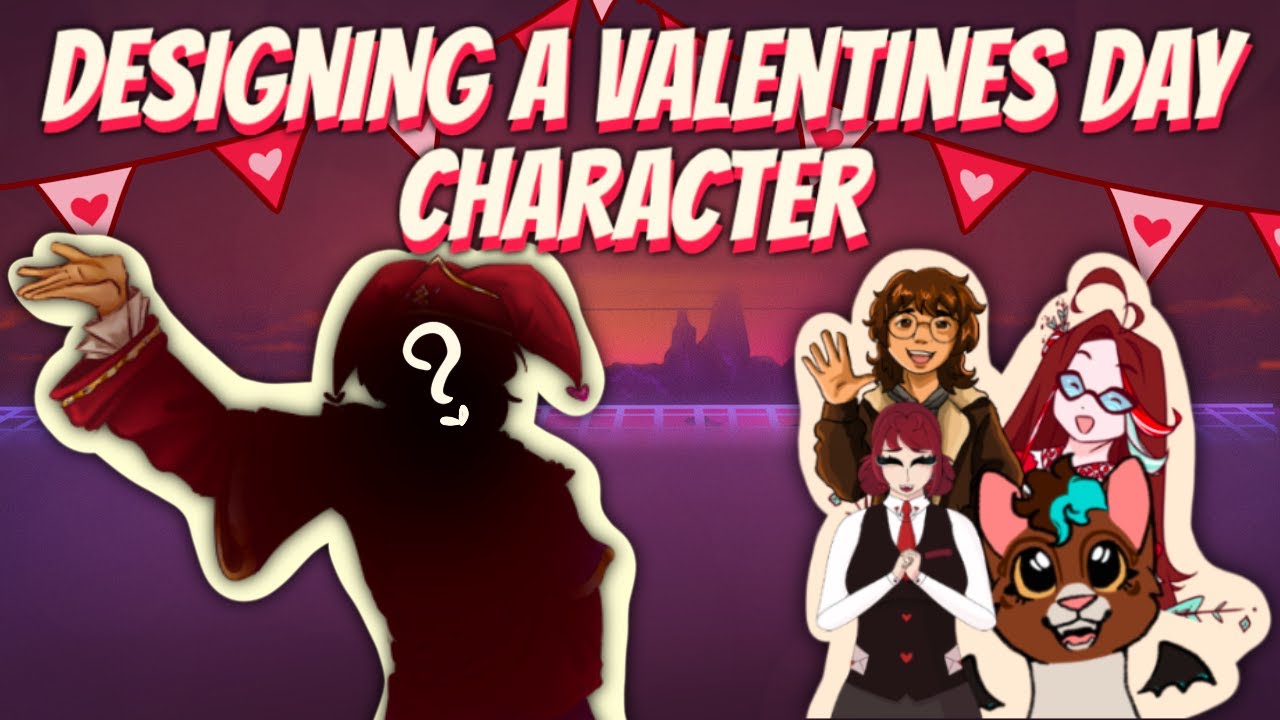 Designing Valentine's Day Characters! {Speedpaint + Commentary ...