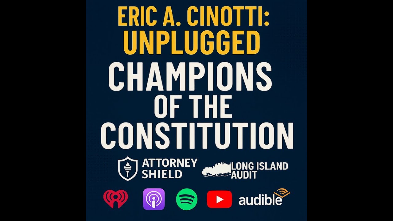 Eric A. Cinotti: Unplugged — Attorney Shield × Long Island Audit ...