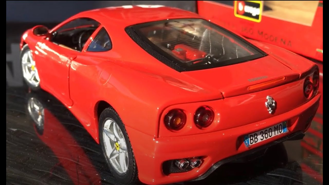 1/18 scale 1999 Ferrari 360 Modena detail model (unboxing) #118scale # ...