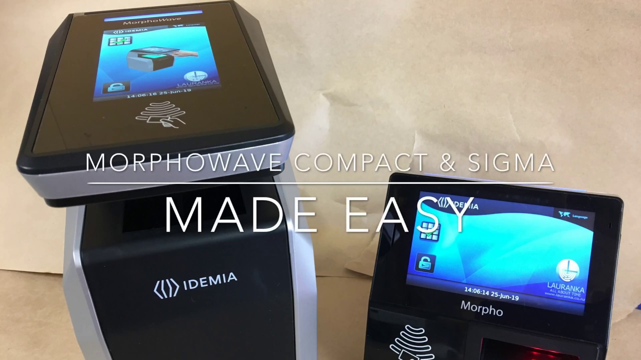 Setting the Time on your MorphoWave and/or Sigma Biometric Reader - YouTube