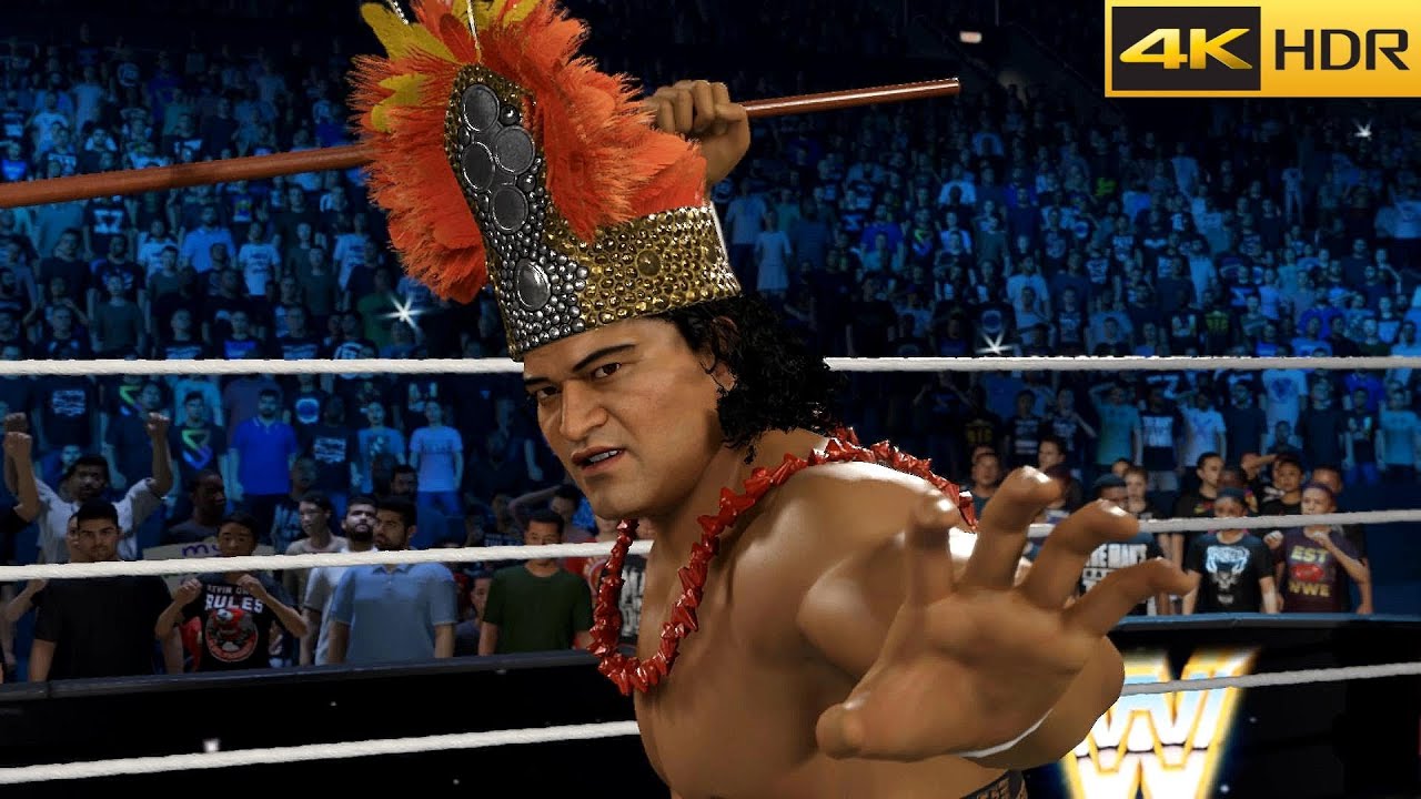 WWE 2K25 "High Chief" Peter Maivia New Entrance [4K60FPS HDR] - YouTube