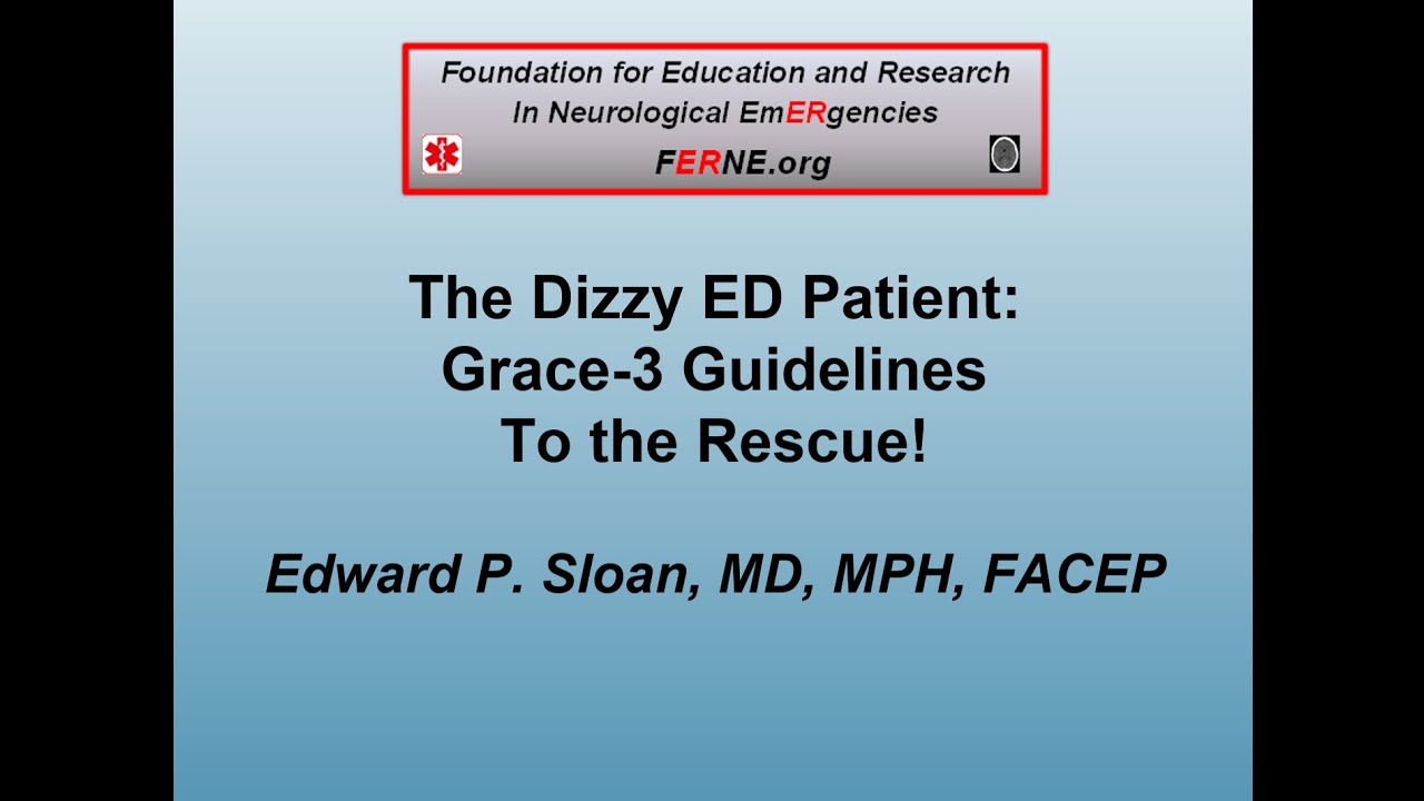 8 Document Optimal Diagnosis & Treatment of ED Dizziness & Vertigo ...